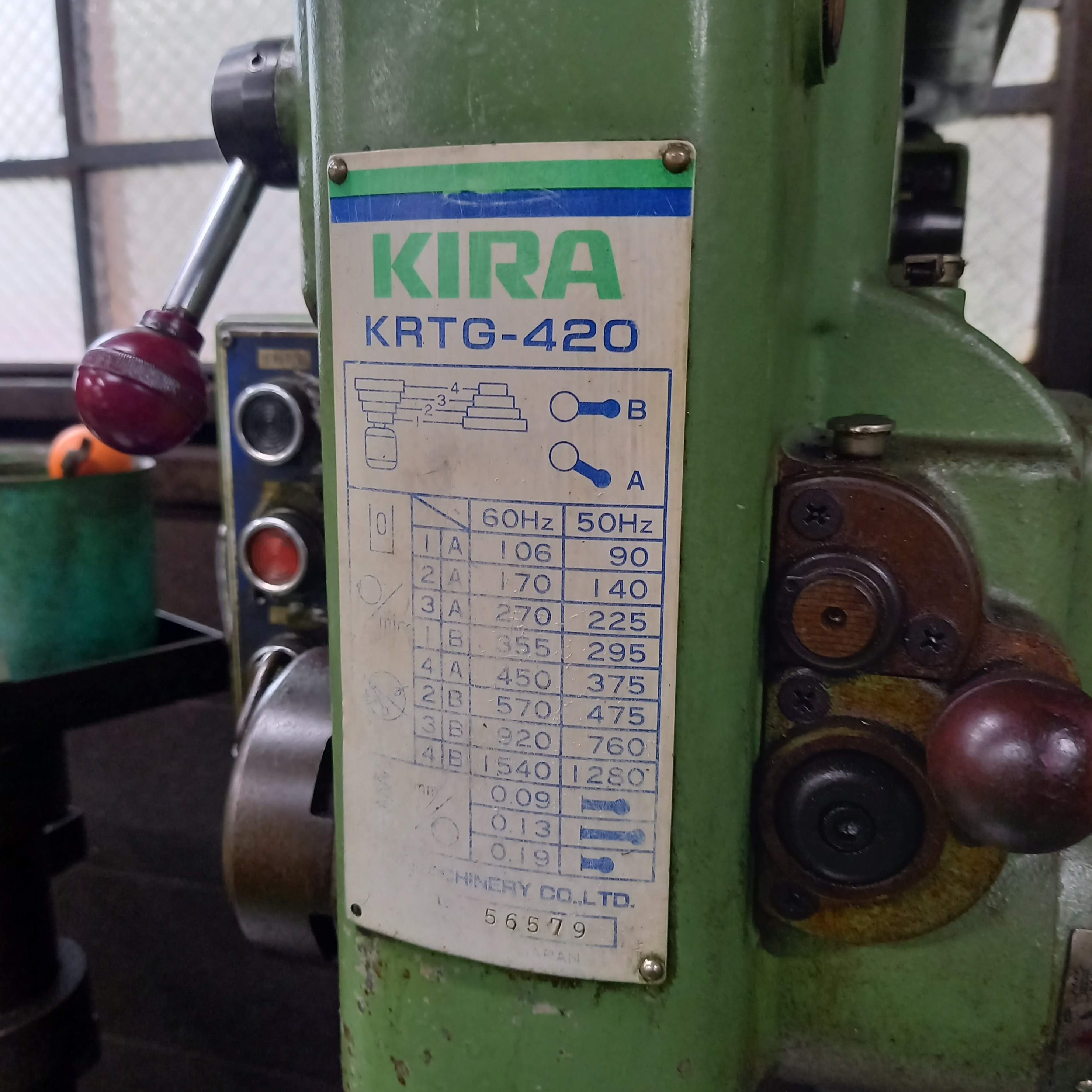 [中古価格] タッピングボール盤 【7月末までの期間限定出品】(キラ・コーポレーション/KRTG-420)| シェアリングファクトリー